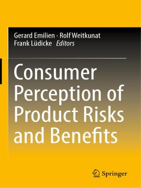 Consumer perception of product risks and benefits