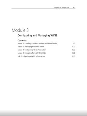 Lecture Configuring and troubleshooting a Windows Server 2008 Network ...