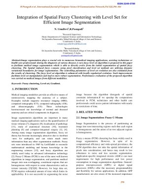 Integration of spatial fuzzy clustering with level set for efficient image segmentation
