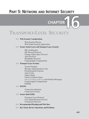 Ebook Cryptography and network security: principles and practice (5th edition): Part 2