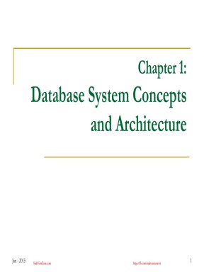 cơ sở dữ liệu lê thị bảo thu chương ter 01 database system concepts and architecture