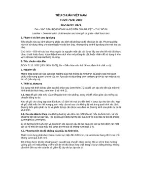 Tiêu chuẩn Việt Nam TCVN 7124:2002 - ISO 3379:1976