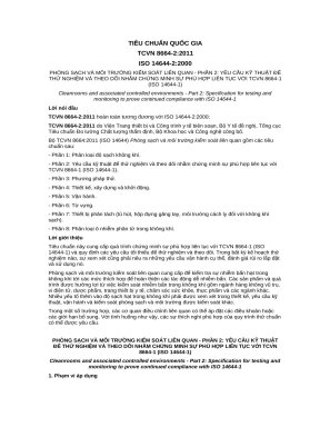 Tiêu chuẩn Quốc gia TCVN 8664-2:2011 - ISO 14644-2:2000