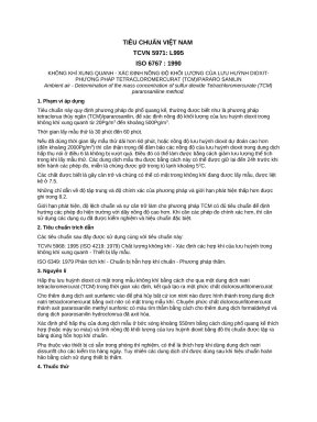 Tiêu chuẩn Việt Nam TCVN 5971:1995 - ISO 6767:1990
