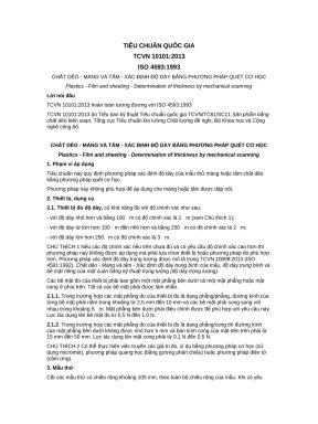 Tiêu chuẩn Quốc gia TCVN 10101:2013 - ISO 4593:1993