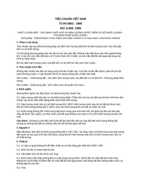 Tiêu chuẩn Quốc gia TCVN 5963:1995 - ISO 11465:1986