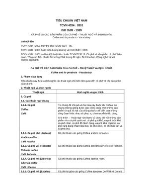 Tiêu chuẩn Việt Nam TCVN 4334:2001 - ISO 3509-1989