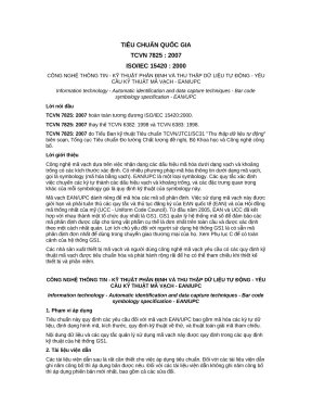 Tiêu chuẩn Quốc gia TCVN 7825:2007 - ISO/IEC 15420:2000