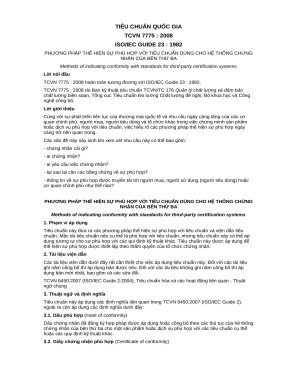 Tiêu chuẩn Quốc gia TCVN 7775:2008 - ISO/IEC GUIDE 23:1982