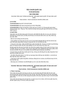 Tiêu chuẩn Quốc gia TCVN 6579-2010 - ISO 3780:2009