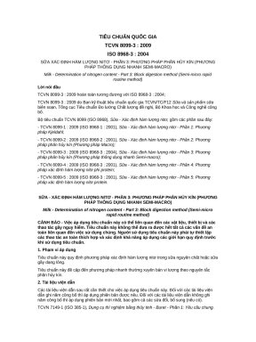 Tiêu chuẩn Quốc gia TCVN 8099-3:2009 - ISO 8968-3:2004