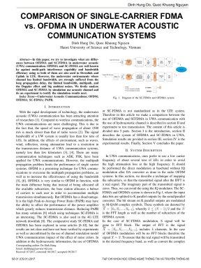 Comparison of single-carrier FDMA vs OFDMA in underwater acoustic ...