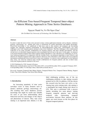 An efficient tree based frequent temporal inter object pattern mining approach in time series databa