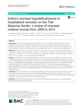 Indirect neonatal hyperbilirubinemia in hospitalized neonates on the ...