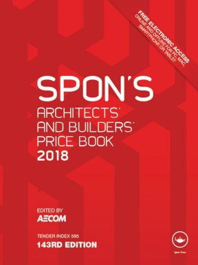 Spons architects and builders price book 2018