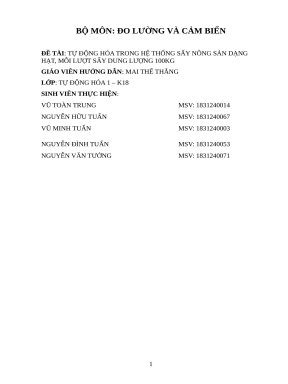 BÀI tập lớn DO LUONG CAM BIEN