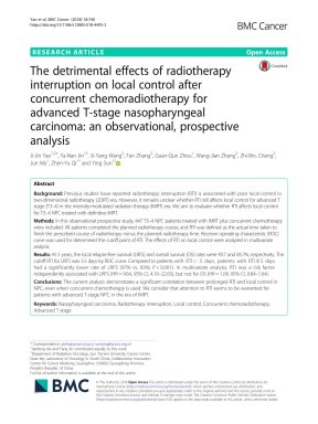 The detrimental effects of radiotherapy interruption on local control ...
