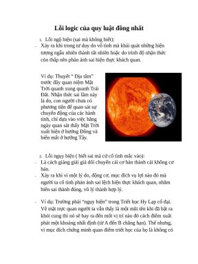 lỗi logic học hình thức