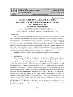 Kolb’s experiential learning model: Teaching the side-side-side ...