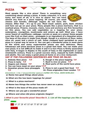 rc pizza reading comprehension exercises 128019