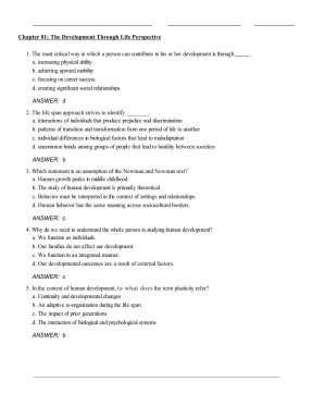 Test bank for development through life 13th edition by newman