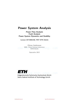 power system analysis goran andersson