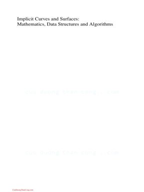 implicit curves and surfaces mathematics, data structures, and algorithms gomes, voiculescu ...