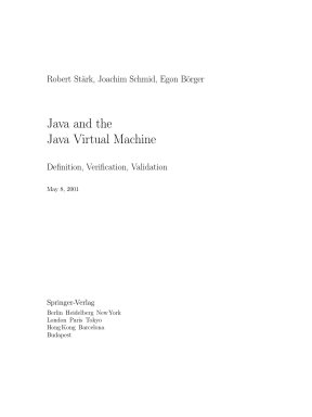 Java and the java virtual machine () 1