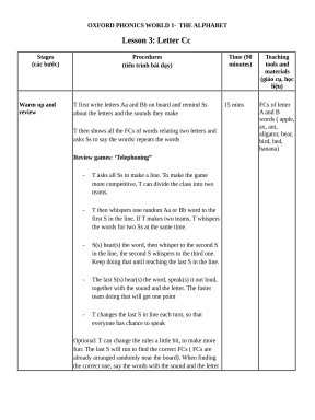 Lesson plan- Lesson 3- Cc