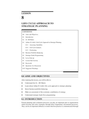 Strategic management lesson 08