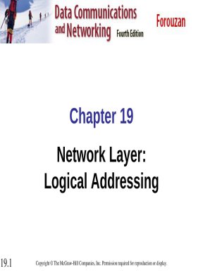 Lecture Data communications and networks: Chapter 19 - Forouzan