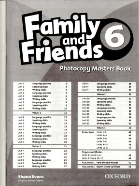 Family and friends 6: FF6 photocopy masters book