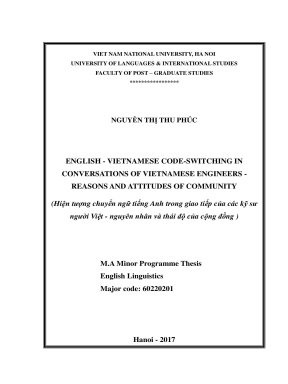 English vietnamese code switching in conversations of vietnamese ...