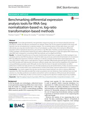 Benchmarking differential expression analysis tools for RNA-Seq: Normalization-based vs. log ...