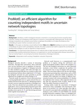 ProMotE: An efficient algorithm for counting independent motifs in ...
