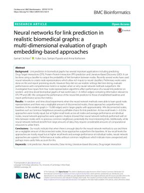 Neural networks for link prediction in realistic biomedical graphs: A multi-dimensional ...