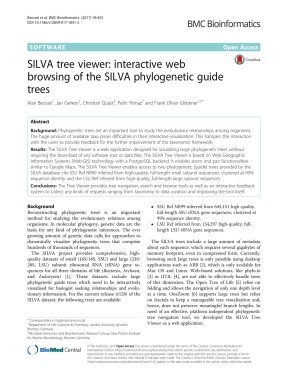 SILVA tree viewer: Interactive web browsing of the SILVA phylogenetic ...