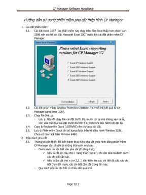 CP manager software handbook