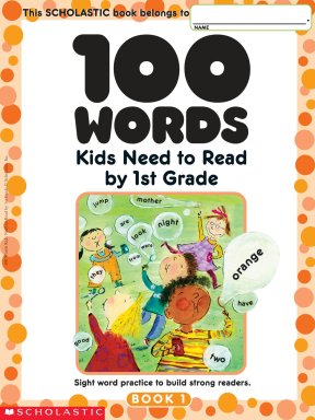 100 vocabulary words kids need to know by 1th grade