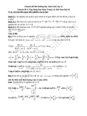 CHUYEN DE PT HPT ON HSG 12