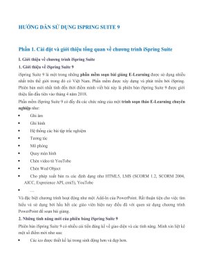 Hướng dẫn cài và sử dụng ISpring Suite 9.0 để tạo bài giảng E -learning ...