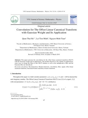 Convolution for The Offset Linear Canonical Transform with Gaussian ...