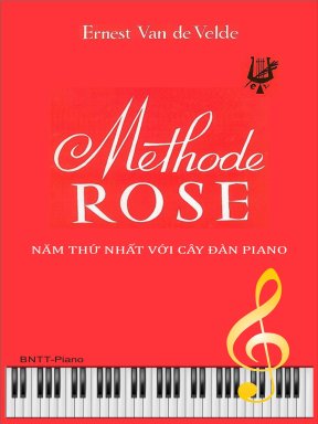 sách học piano theo phương pháp methode rose bản chuẩn phương pháp hoa ...