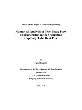Numerical analysis of two phase flow characteristics in the oscillating ...