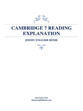 CAM 7 READING EXPLANATION