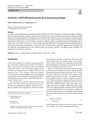 GravPack a MATLAB based gravity data processing package