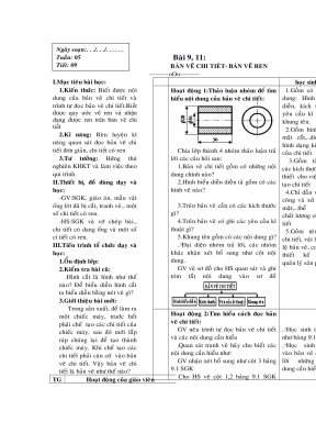 Bai 911 Ban ve chi tiet va bieu dien rendoc
