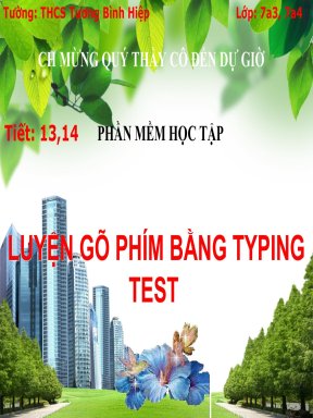 Luyen go phim bang Typing Test