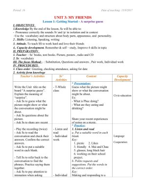 Unit 3. My friends. Lesson 1. Getting started