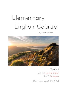 Elementary english course volume 1